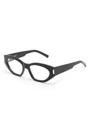 Saint Laurent Polished Cat-eye Glasses