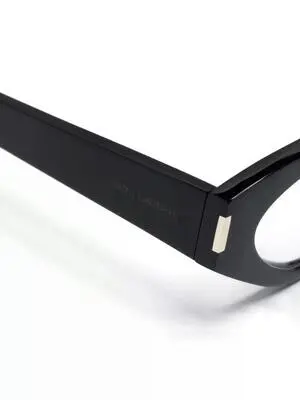 Saint Laurent Polished Cat-eye Glasses