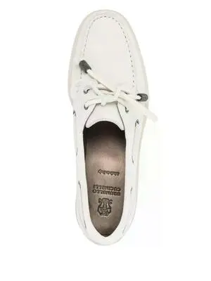 Brunello Cucinelli Suede Boat Shoes