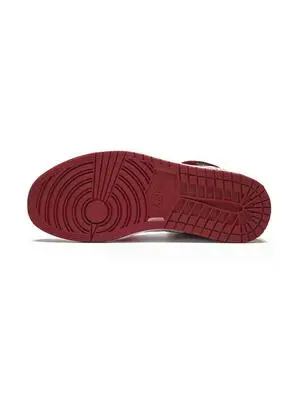 JORDAN X Off-white The : Air 1 Chicago High Top Sneakers - Red