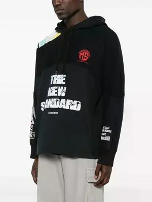 MARINE SERRE Regenerated Hoodie With Paneled Construction