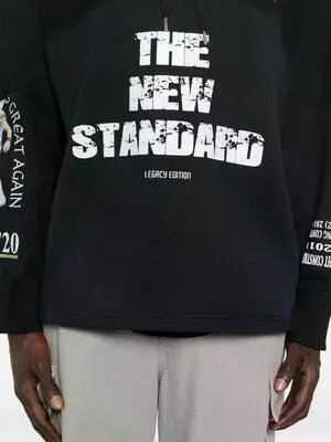 MARINE SERRE Regenerated Hoodie With Paneled Construction