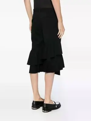 Comme Des Garçons Wool Ruffle Shorts