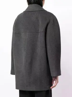 LOW CLASSIC Notched-lapels Double-breasted Coat