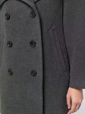 LOW CLASSIC Notched-lapels Double-breasted Coat
