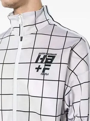 HAIDER ACKERMANN Logo-print Checked Jacket