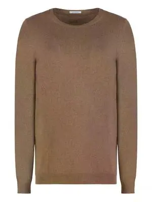 Malo Wool Jumper - Brown