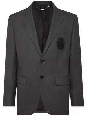BILLIONAIRE Single-breasted Blazer - Black