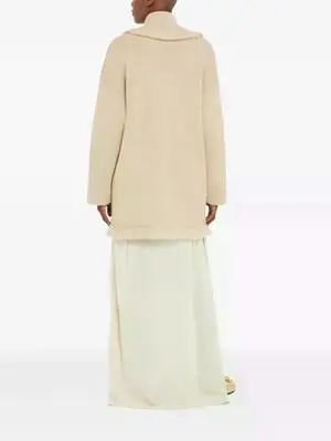 Alanui Finest Single-breasted Coat - Neutrals