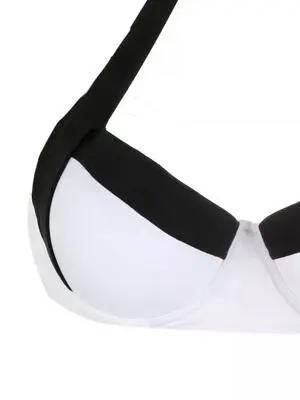 AMIR SLAMA Two-tone High-rise Bikini Set