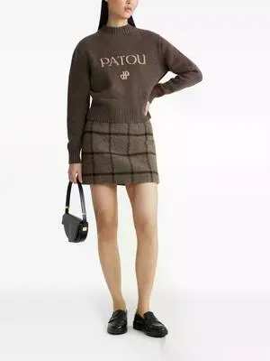 PATOU Tweed Mini Skirt