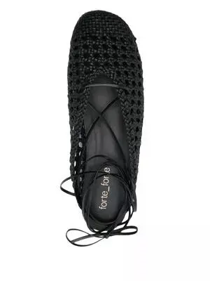 FORTE_FORTE Interwoven Flat Pumps
