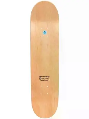 MAHARISHI Logo-print Skateboard - Brown