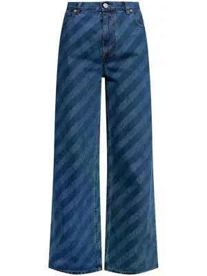 Marni Striped Jeans - Blue