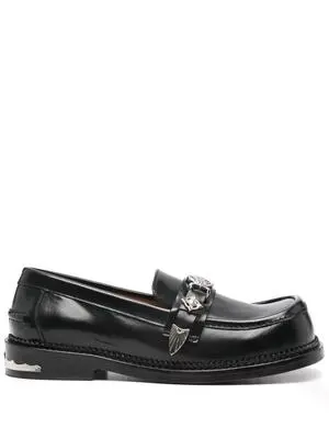 Toga Stacked Heel Flats For Women