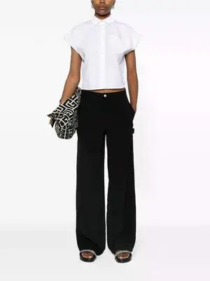 Moschino High-waisted Palazzo Trousers