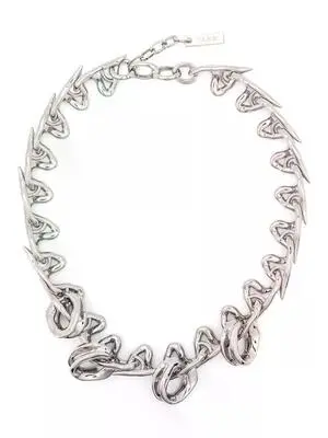 VANN JEWELRY U-pendant Heart Necklace - Silver