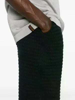 ISA BOULDER Cotton Textured Trousers