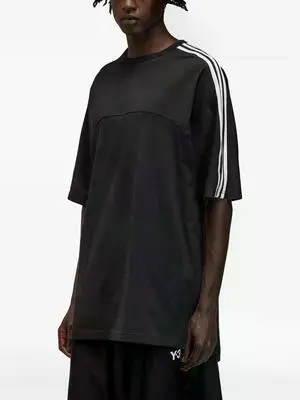 Y3 X Striped Cotton T-shirt