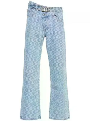 Gcds Logo-print Jeans