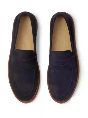SCAROSSO Carlos Suede Loafers - Blue