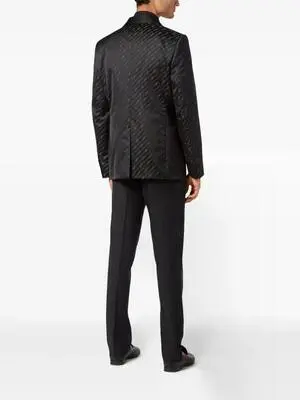 BILLIONAIRE Jacquard Long-sleeve Blazer