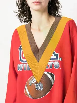 Colville Graphic-print V-neck Sweatshirt