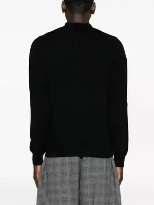 Play Comme Des Garcon Heart-patch Wool Cardigan