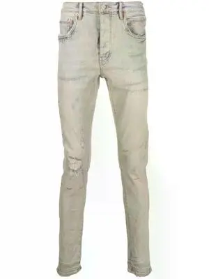 PURPLE BRAND Distressed Skinny Fit Jeans