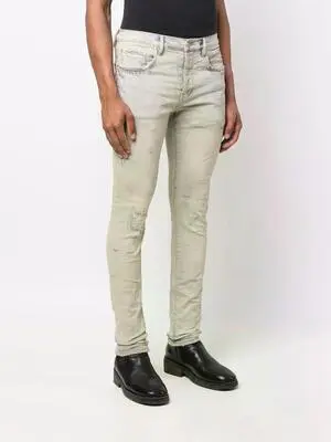 PURPLE BRAND Distressed Skinny Fit Jeans