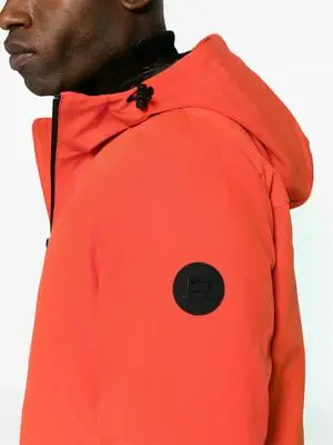Woolrich Logo-patch Hooded Lightweight Jacket - Orange