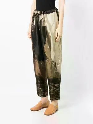 Masnada Graphic-print Trousers