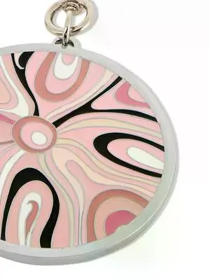 Emilio Pucci Marmo-print Mirror Charm