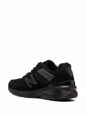 NEW BALANCE Logo-patch Panelled Suede Sneakers - Black