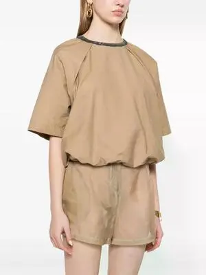 Brunello Cucinelli Monili Chain-detail Blouse