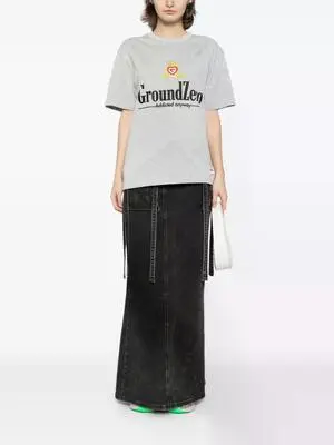 GROUND ZERO Logo Print T-shirt
