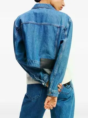 Karl Lagerfeld Ikon Cropped Denim Jacket