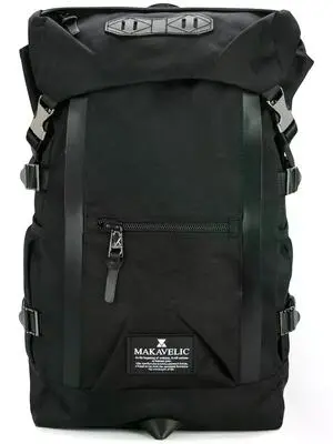 MAKAVELIC Double Line Backpack - Black