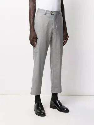 Brunello Cucinelli Cropped Virgin Wool Trousers