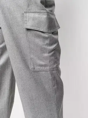 Brunello Cucinelli Cropped Virgin Wool Trousers