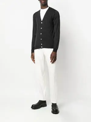 ZANONE Button-up Knitted Cardigan - Black