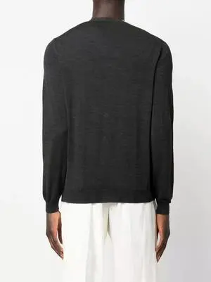 ZANONE Button-up Knitted Cardigan - Black