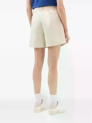 Woolrich Pleated High-waisted Shorts