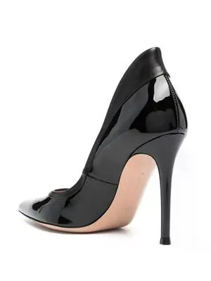 GIANVITO ROSSI Tuxedo 100mm Leather Pumps