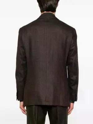 Corneliani Single-breasted Blazer - Brown