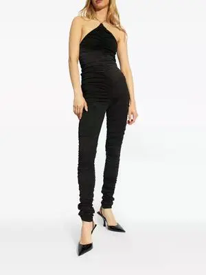 Attico Chain-link Halterneck Jumpsuit