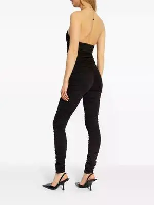 Attico Chain-link Halterneck Jumpsuit