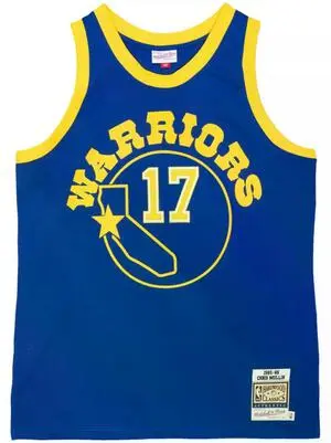 Mitchell & Ness Nba Golden State Warriors 85 Chris Mullin Basketball Jersey - Blue