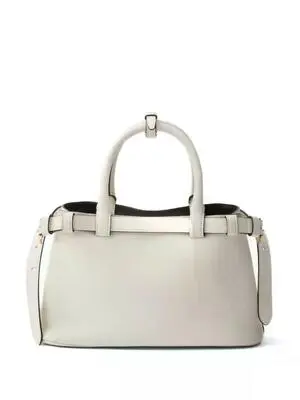 Prada Small Buckle Tote - White