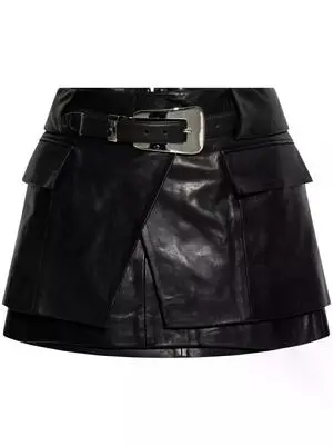 IRO PARIS Leather Mini Skirt